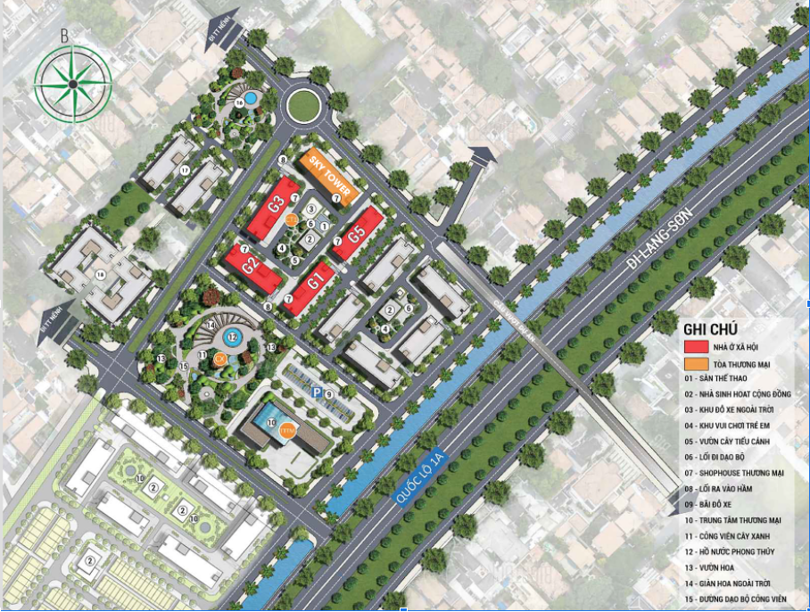 DỰ ÁN NOXH EVERGREEN BẮC GIANG